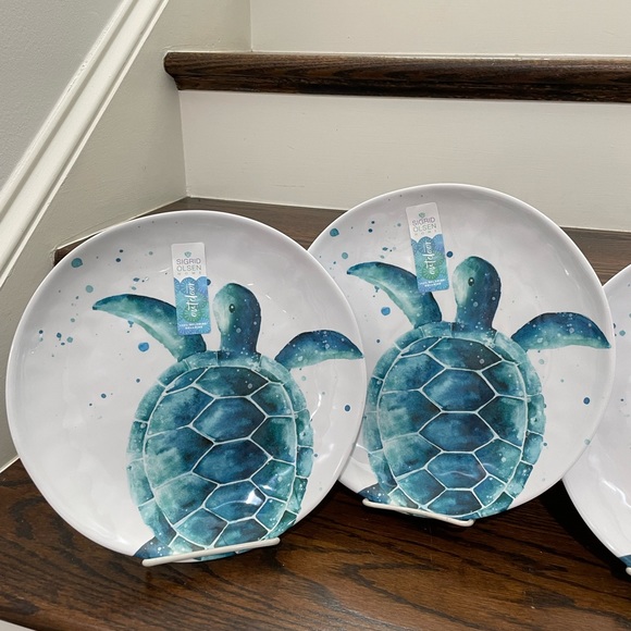 Sigrid Olsen | Dining | Sigrid Olsen 225 Melamine Beach Plates New ...
